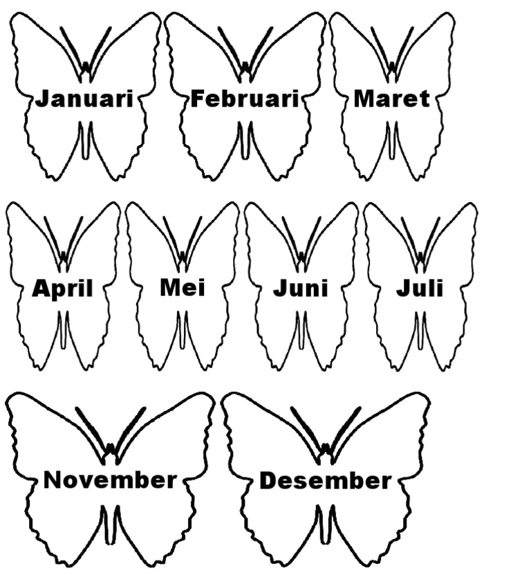 Nama Nama Bulan Masehi | PDF