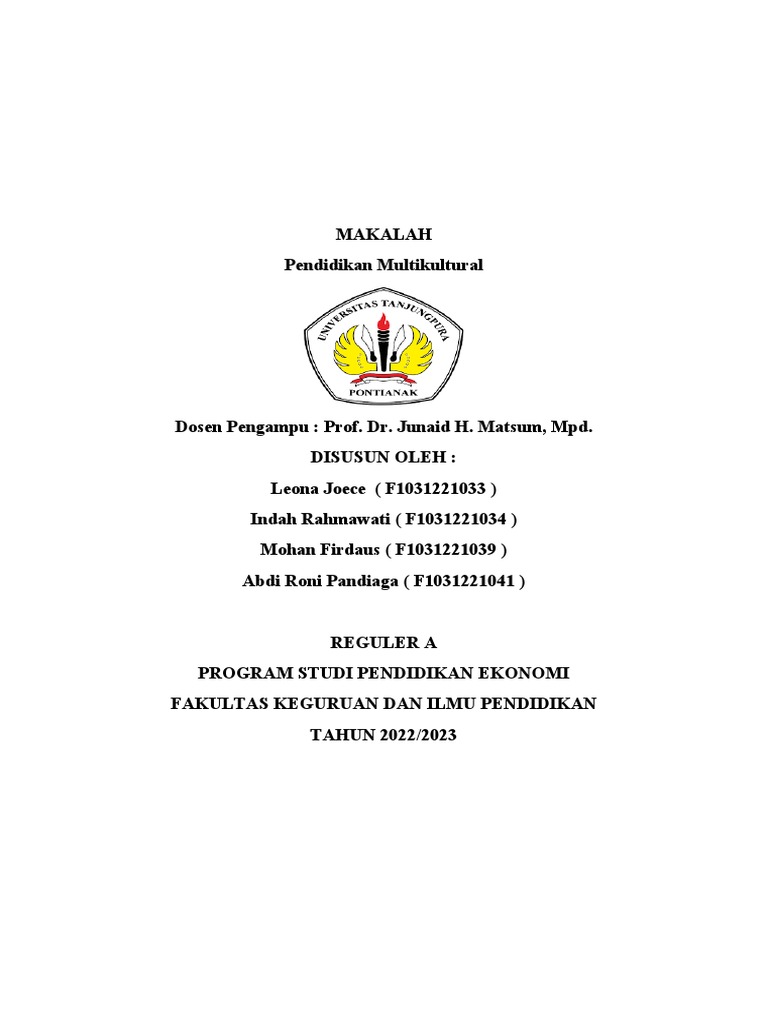 MAKALAH Multikultural | PDF