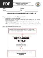 Sample Research Title Defense Presentation | PDF