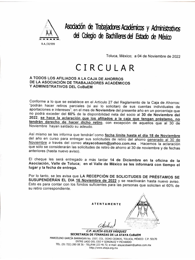 Circular | PDF