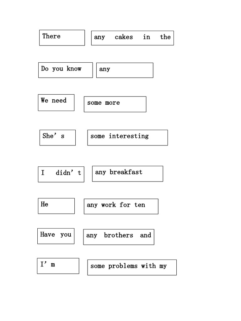 Quantifiers Game Sentences | PDF