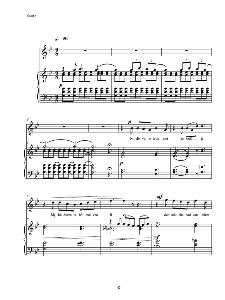 Ni Slova, o Drug Moi | PDF