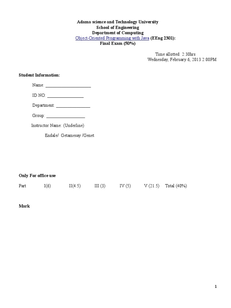 OOP Final 2 | PDF OOP Final 2 | PDF