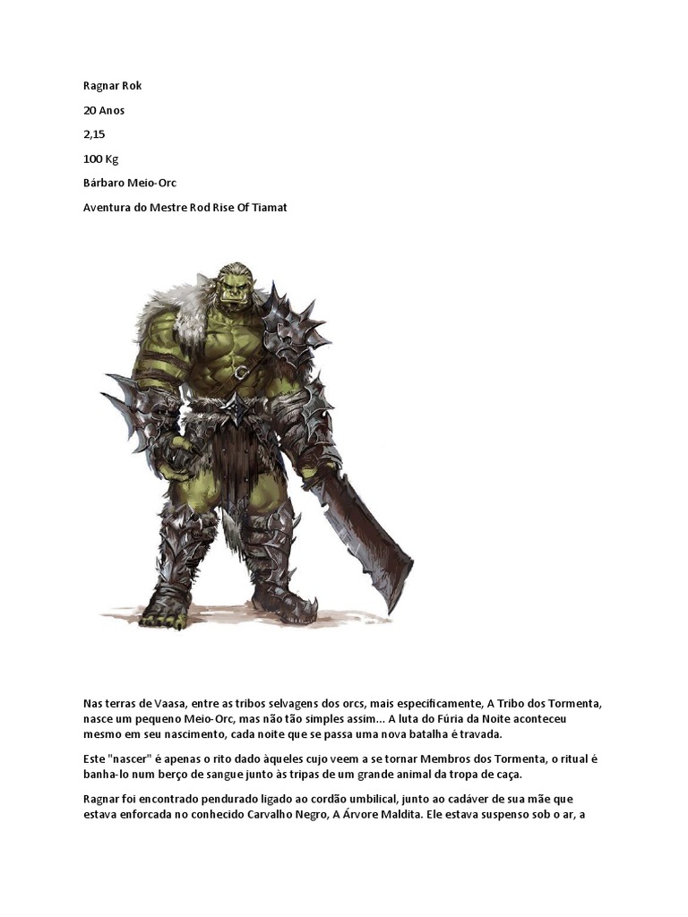 História Ragnar Rok | PDF | Dor