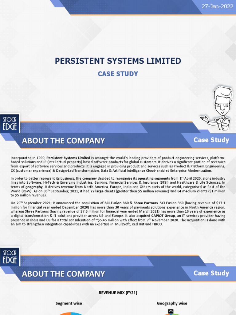 Persistent Sys Case Study | PDF | Business | Technology & Engineering