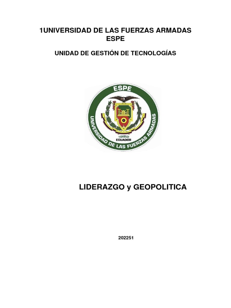 (Cambios) Modulo Liderazgo y Geopol. - Segundo Parcial | PDF ...