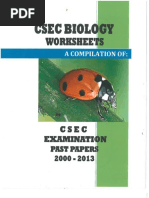 CSEC Biology Study Notes | PDF