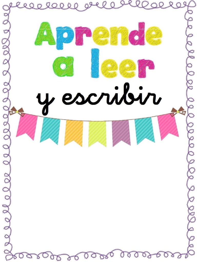 Cuadernillo Aprende A Leer y Escribir | PDF