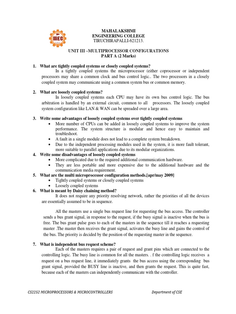 Unit Iii | Download Free PDF | Central Processing Unit | Input/Output