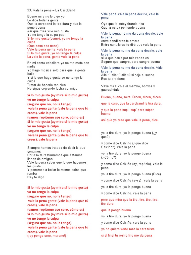 PISTAS Variadas LETRAS PARTE 2 | PDF | Amor