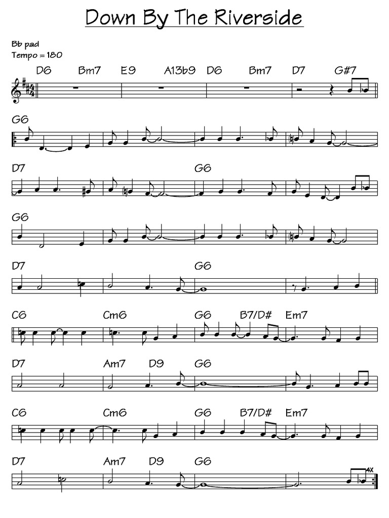 Down by The Riverside | PDF