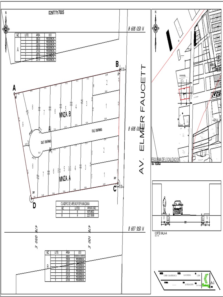 Av. Elmer Faucett: Mnza. B A | PDF