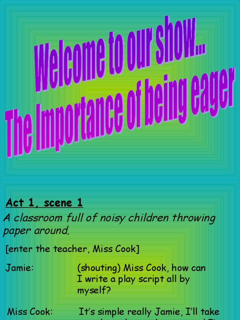 How To Write A Play Script | PDF