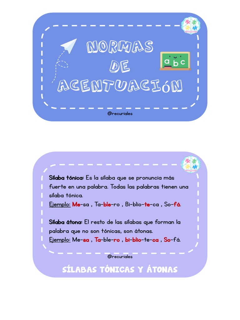 Normas Acentuación | PDF | Idiomas | Estudios de idiomas extranjeros