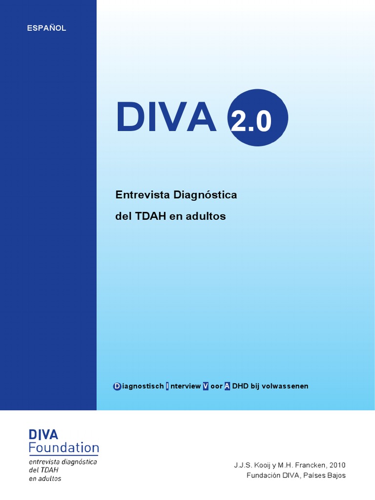 Diva 2 | PDF | Desorden hiperactivo y deficit de atencion | Manual Diagnóstico y Estadístico de ...