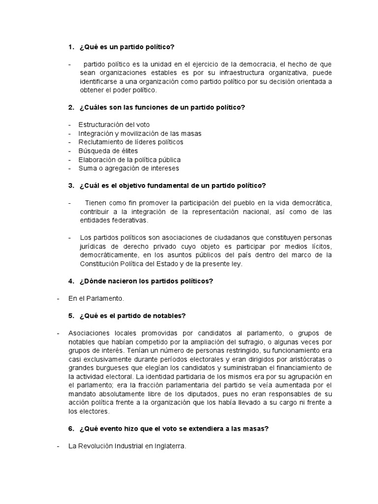Pol Comp 123 | PDF | Partidos políticos | Democracia