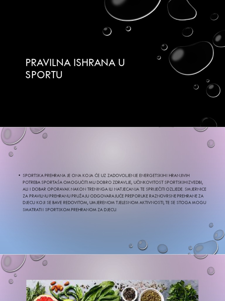 Sport I Prehrana | PDF