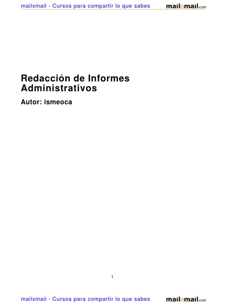 Redaccion Informes Administrativos 23755 Completo | PDF | Toma de ...