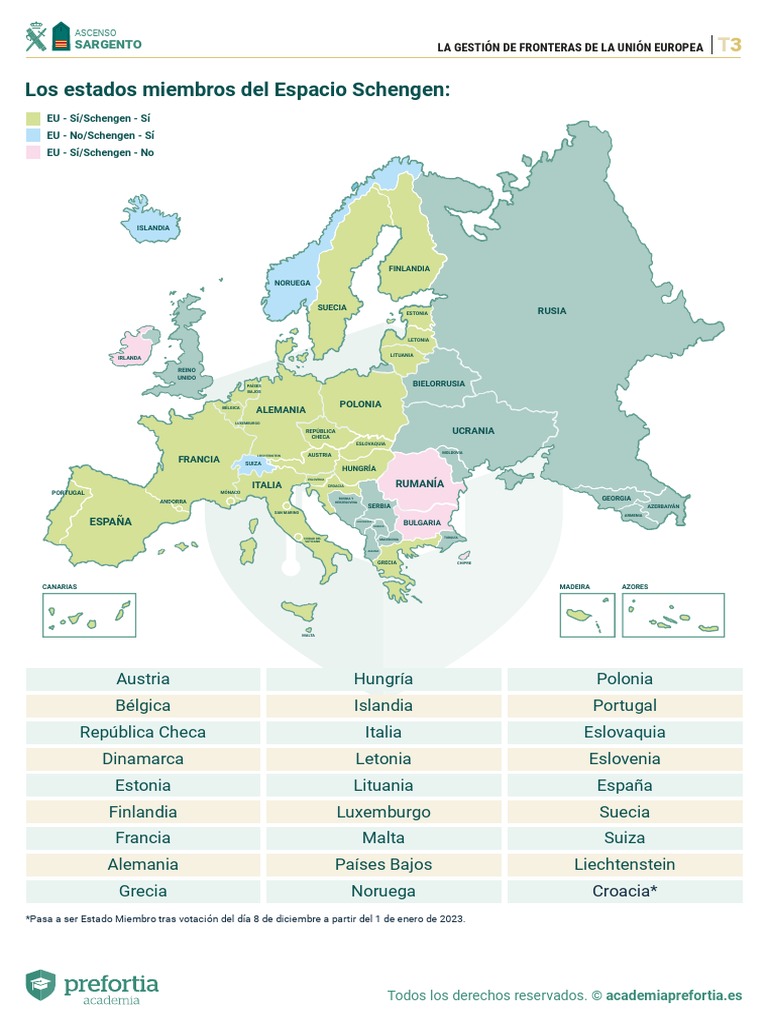 Esquema Espacio Schengen | PDF | Relaciones internacionales ...