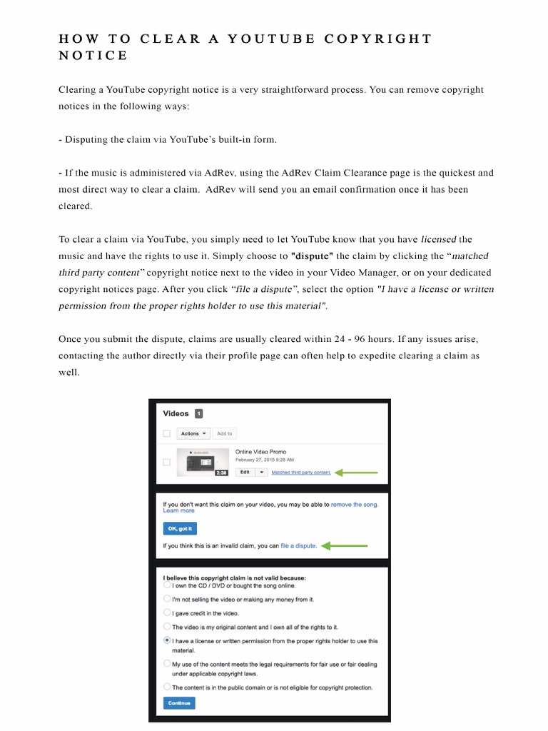 How To Remove Claims | PDF