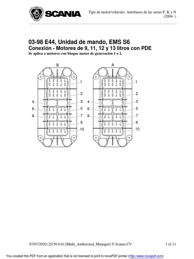 Unidad de Mando E44 | PDF | Cilindro (motor) | Tecnología de vehículos