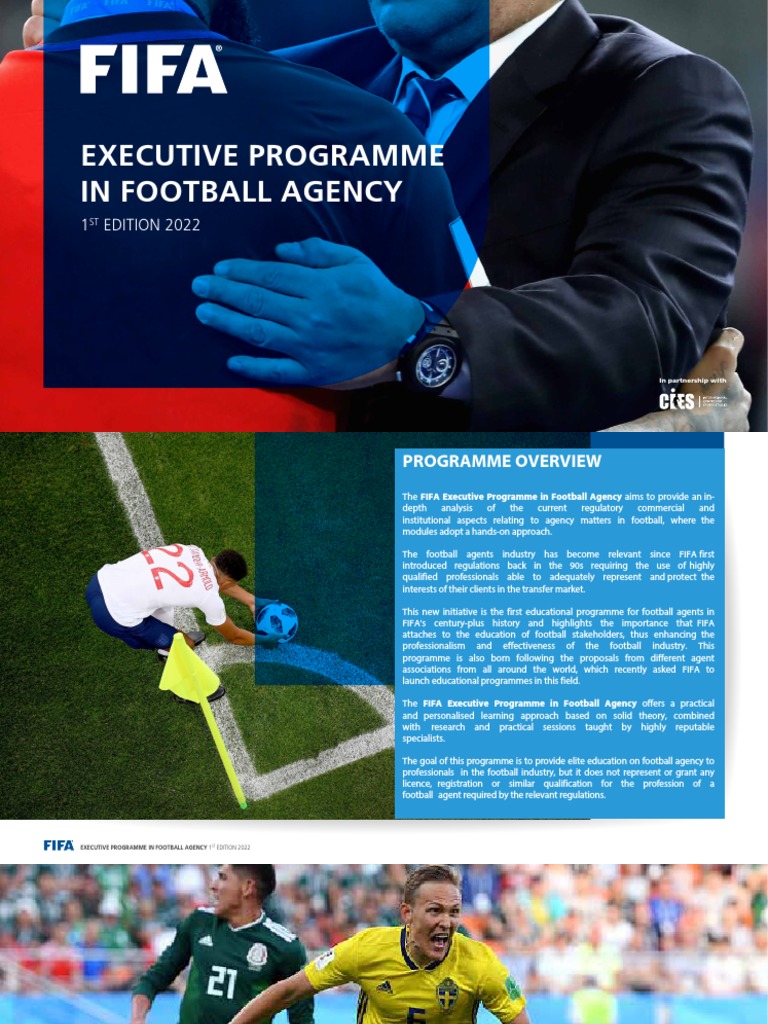 FIFA Executive Programme in Football Agency (1st Edition) | PDF ...