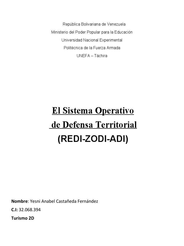 REDI - ZODI - Y - ADI Original | PDF | Gobierno