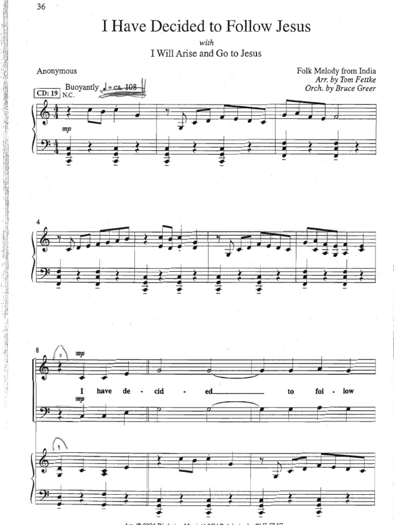 I Have Decided To Follow Jesus | PDF