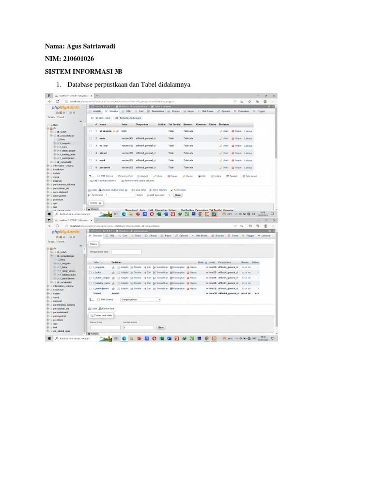 Contoh Tugas ERD | PDF