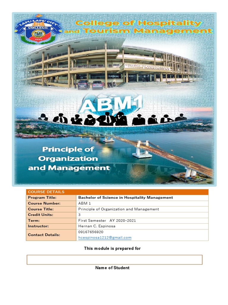 ABM - Self-Instructional - 1Q Module-Hernan Sensei | PDF