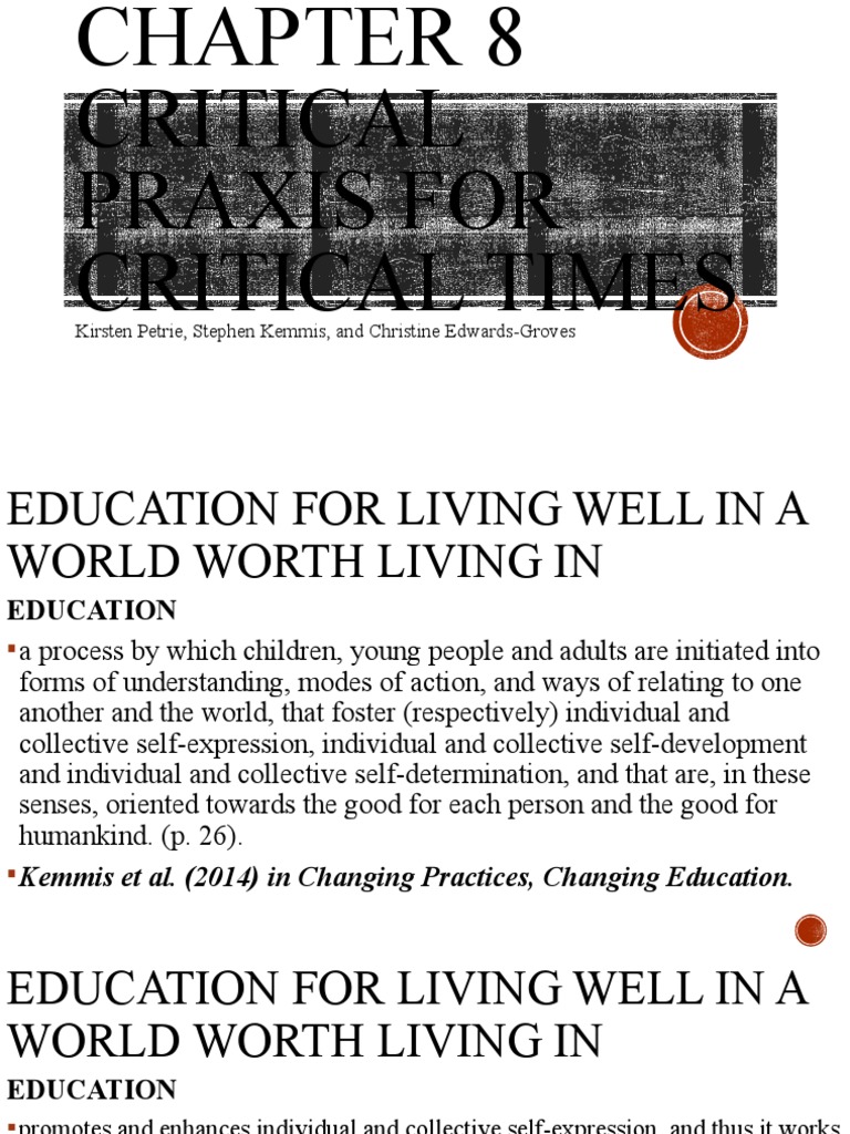 Chapter 8 Critical Praxis For Critical Times | PDF | Reason | Space
