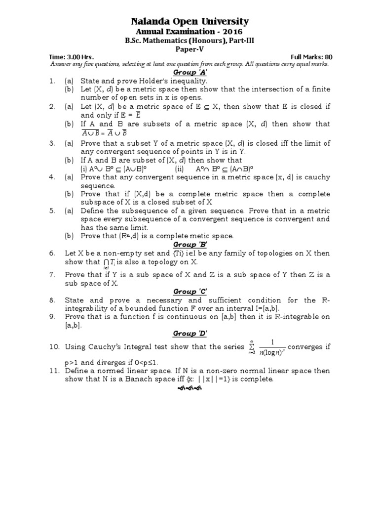 MERGED | PDF | Group (Mathematics) | Metric Space MERGED | PDF | Group (Mathematics) | Metric Space