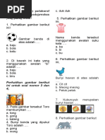 Jawaban Latihan Soal Memori Dan Ingatan Ist | PDF