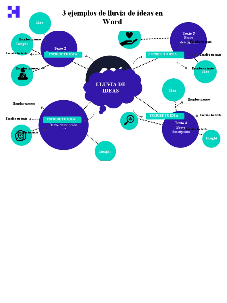 Generando ideas creativas mediante la lluvia de ideas visual | PDF