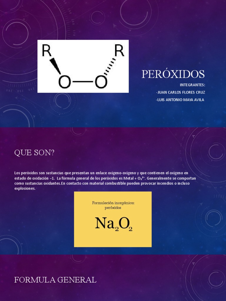 Introducción a los Peróxidos | PDF