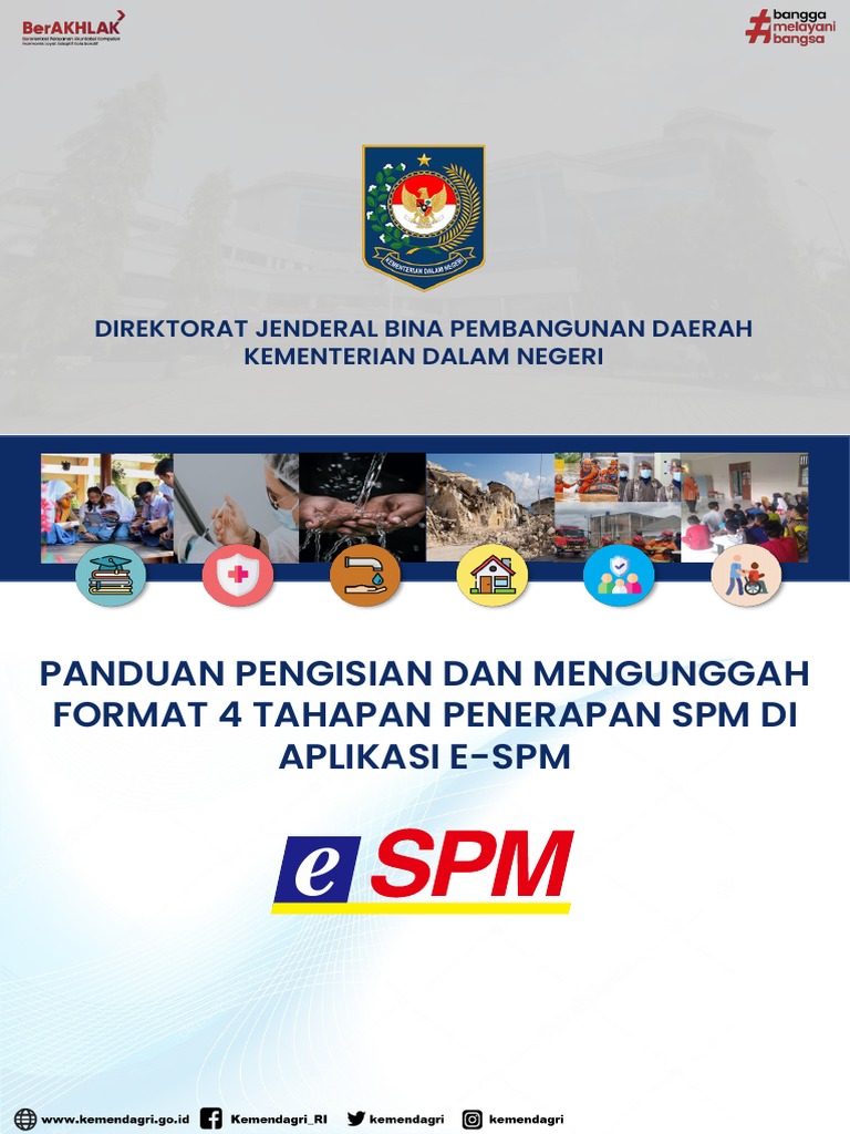 Panduan Login dan Unggah E-SPM Kemendagri | PDF