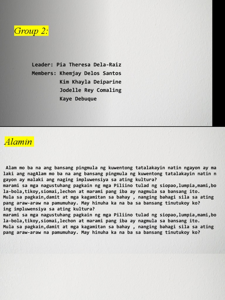 Filipino Reporting | PDF