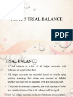 Trial Balance Questions Class11 | PDF