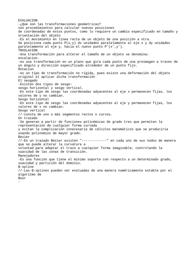 Evaluacion Graficacion Unidad 2 T1 | PDF