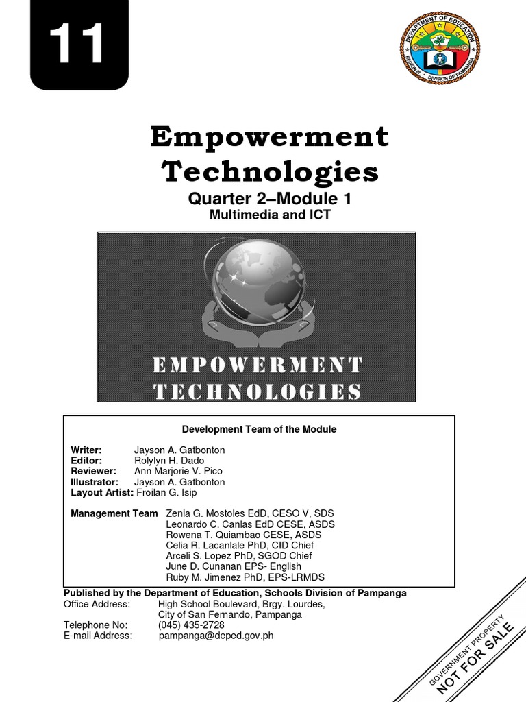 EmpTech Q2 - Mod1 - Multimedia and ICT | PDF | Computers