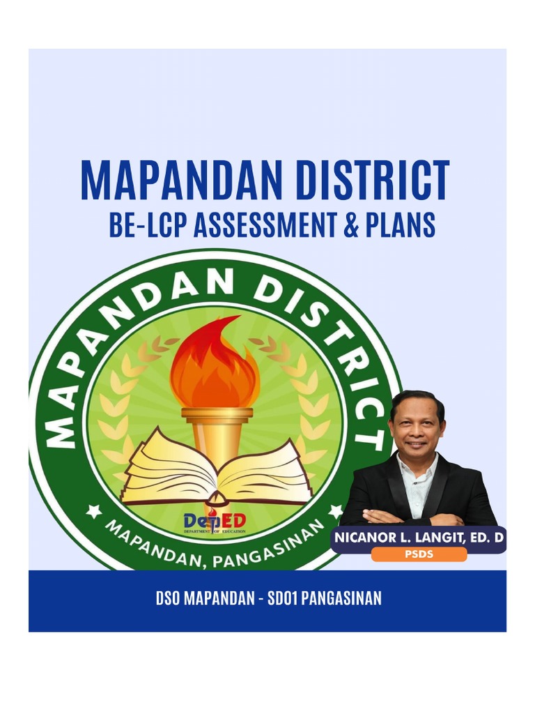 Mapandan-Be-Lcp Assessment and 2021-2022 Be-Lcp Plan | PDF ...