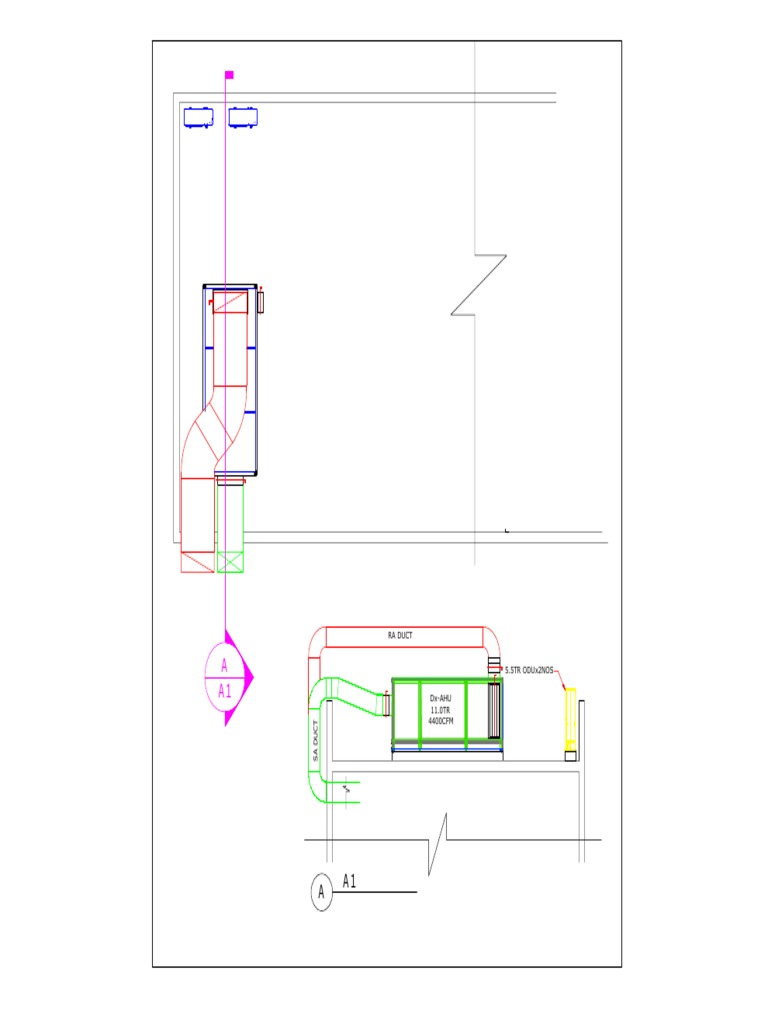 Ahu & Ducting Layout | PDF