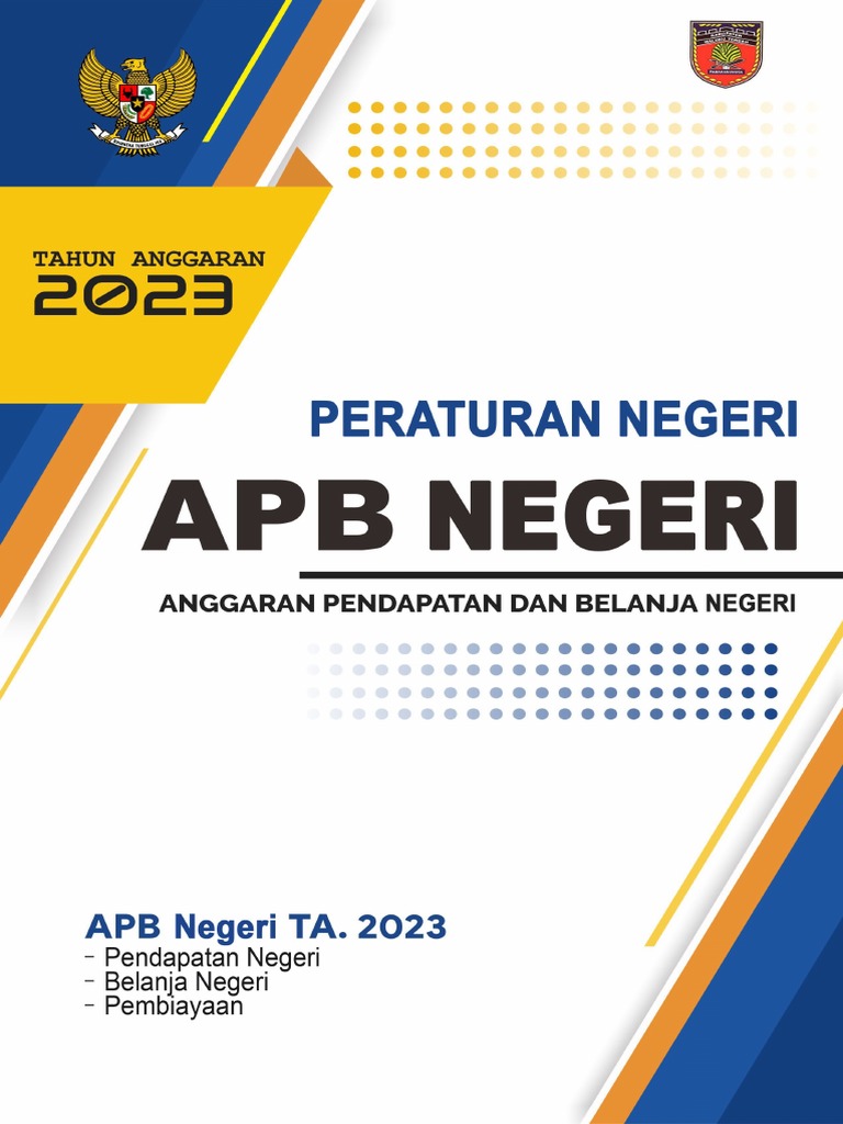 Contoh Cover Apb-Neg 2023 Ok | PDF