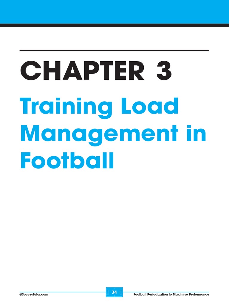 Football Periodization Training Load Management Speed Endurance ...