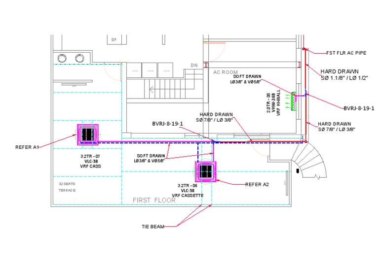 FST FLR VRF Pipe Size | Download Free PDF | Building Engineering