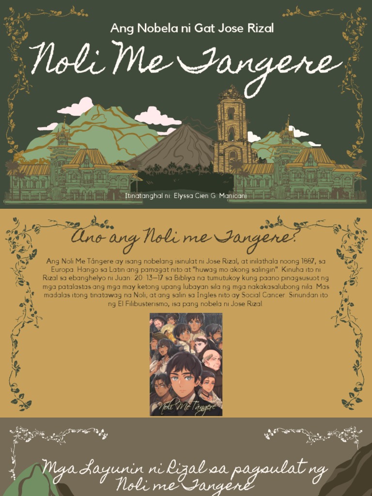 Noli Me Tangere | PDF