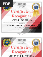 Intrams Certificate | PDF | Philippines | Schools