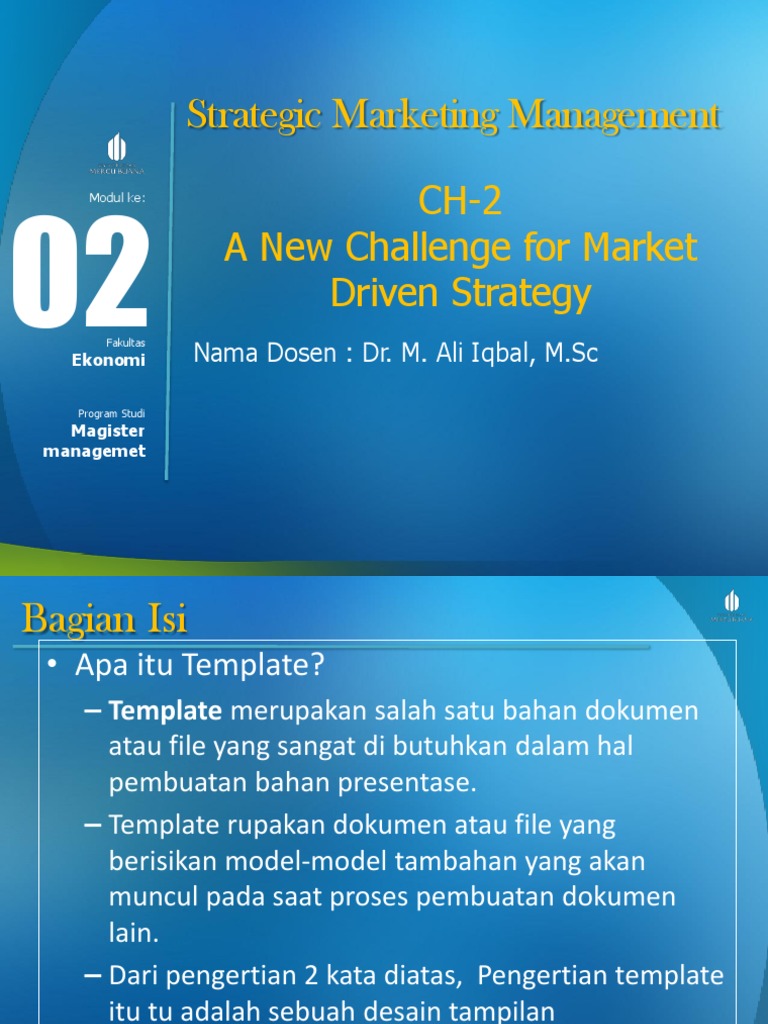 Strategic Marketing Management (TM2) | PDF