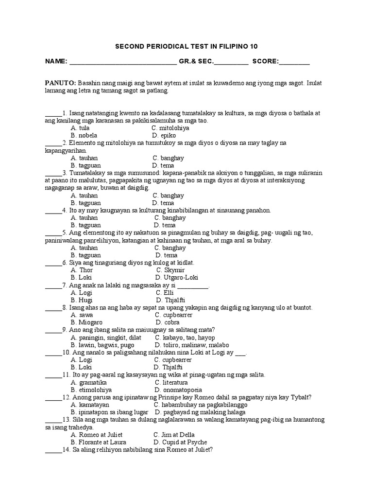 PT G10 Filipino | PDF