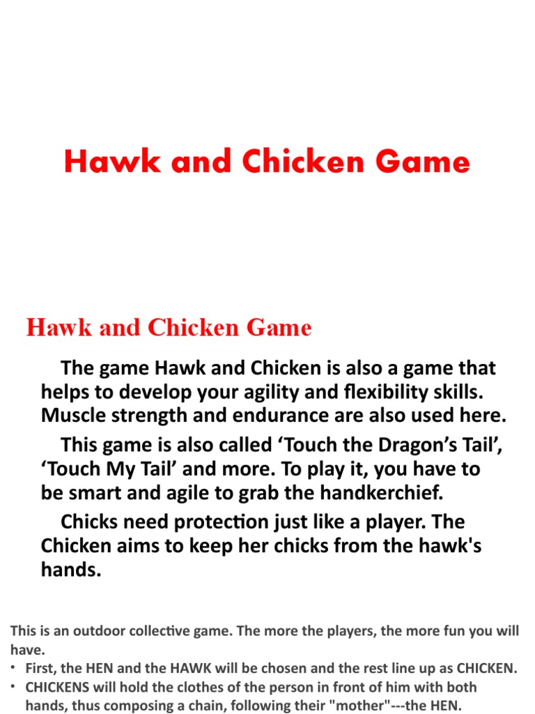 Hawk and Chicken Game | PDF | Chicken | Flexibility (Anatomy)